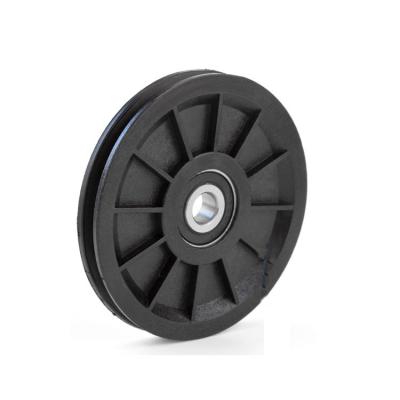 China 12x50x30 mm Non-standard Wire Rope Pulley Bearings / Plastic Sliding Door Roller /Nylon Pulley Bearing for sale