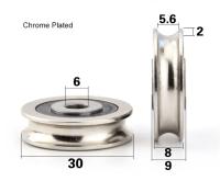 China 10.3x73x19.5mm Aluminium Alloy Nonstandard 6202 Track Roller Bearings for sale