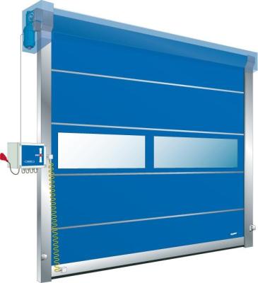 China 220V High Speed PVC Rapid Roller Door For Food Processing Plants for sale