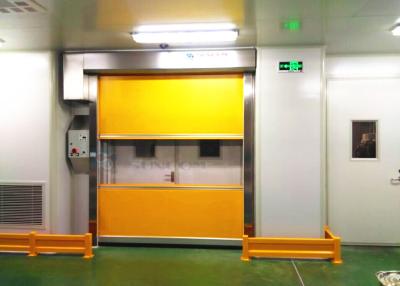 China Smooth Operation High Speed Plastic Door For Workshop for sale