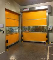 China High Wind Resistant Industrial High Speed Door With Insulation for sale