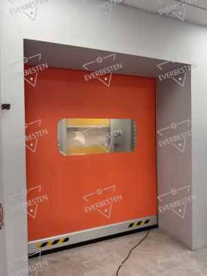 China Repairable Plastic Rolling Industrial Roller Doors No Dust High Speed Zipper 220v for sale