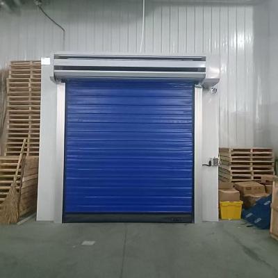 China Logistics Optimized Cold Storage High Speed Cooler Doors Waterproof for sale