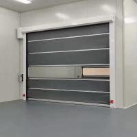 China Galvanized Steel Door Frame High Speed Roll Up Door With Servo Control System for sale