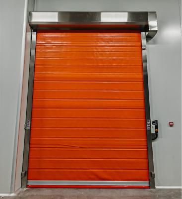 China PVC Heavy Duty Auto Closing High Speed Freezer Door For Cold Room for sale