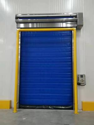 China Industrial Frost Resistant High Speed Freezer Door With 304 SS Frame for sale