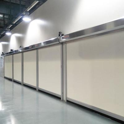 China Anti-electrostatic Fabric Roll up Door , High Frequency Smooth Opening Speed 1.5m/s for sale