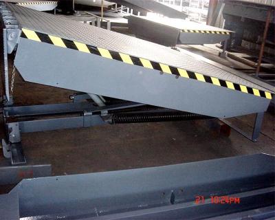China Non Electric Industrial Mechanical Dock Plate Leveler For Efficient Loading for sale