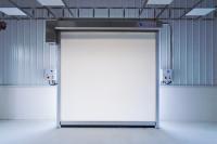 China 1.5mm PVC Window Galvanized Steel Frame Industrial High Speed Door For Workshop for sale