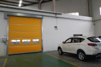 China Inside Outside Full Transparent PVC Window High Speed Roll Up Door for sale