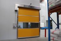 China 1.2mm PVC High Speed Doors With Radar , Plastic Roller Shutter Door for sale