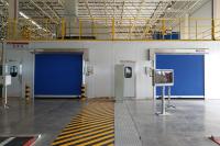 China Galvanized Steel CE / ISO9001 2008 High Speed Roll Up Door Single-Three Phrase for sale