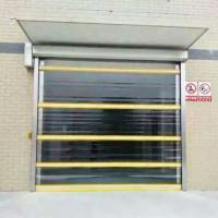 China Industrial 1.2mm PVC Curtain Rapid Roller Shutter Doors Folding 1.2 M / S Opening Speed for sale