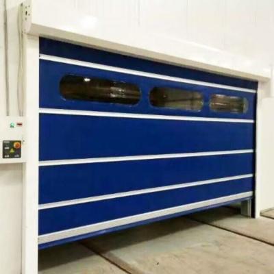 China External High Wind Area High Speed Shutter Door Galvanized Steel Frame for sale