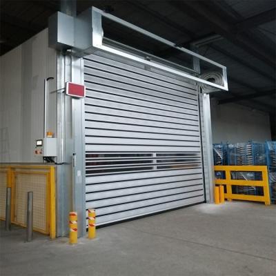 China Outside Rolling Back Sectional Industrial Security Door High Speed for sale