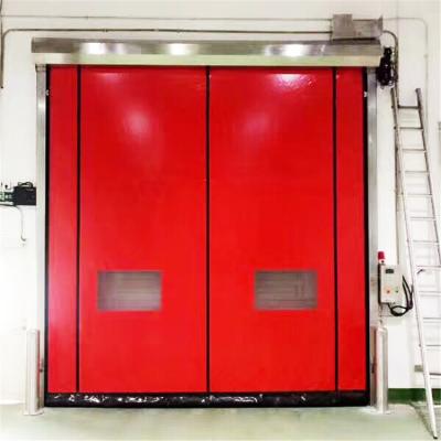 China Anti Fire Warehouse High Speed Zipper Door 5 Meter Size for sale