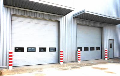 China Industrial High Speed Sectional Garage Doors Safe 40mm Insulated Sandwich Panel for sale