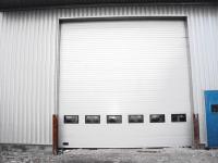 China 2 Class Air Permeability Industrial Sectional Garage Doors High Speed for sale