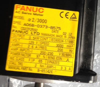 China A06B-0373-B575 FANUC AC Motor A06B 0373 B575 for sale