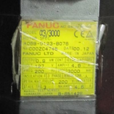 China A06B-0123-B076 Fanuc AC Servo Motor A06B0123B076 Used for sale