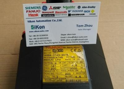 China A06B-0123-B076 A06B0123B076 FANUC AC SERVO MOTOR for sale