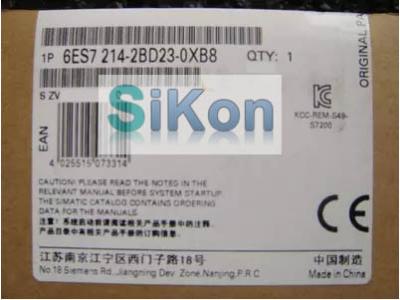 China SIEMENS 6ES7214-2BD23-0XB8 Siemens 6ES7214-2BD23-0XB8 for sale