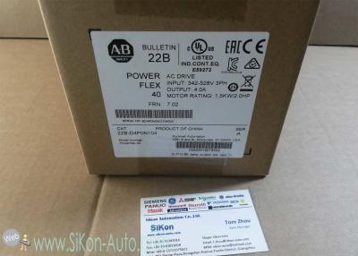 China 22B-D4P0N104 Allen Bradley Inverter 22BD4P0N104 PowerFlex 40- 1.5 kW (2.0 HP) AC Drive for sale