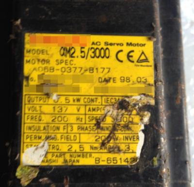 China A06B-0377-B177 Servo Motor A06B 0377 B177  Used for sale
