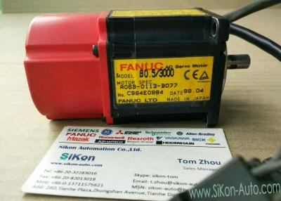 China A06B-0113-B077 FAST Shipping  FANUC motor A06B-0113 AC servo motor 5/3000 for sale