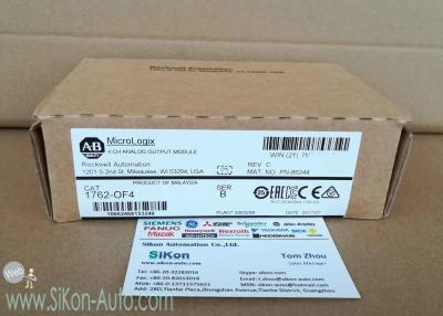 China 1762-OF4 Allen Bradley CPU module 1762OF4 MicroLogix 4 Point Analog Output Module for sale