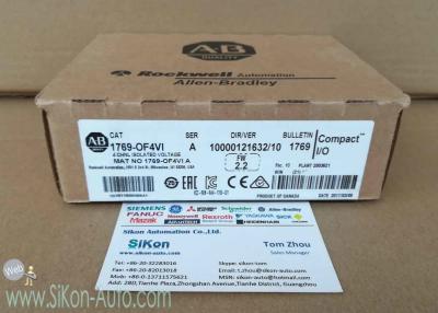 China 1769-OF4VI Allen Bradley PLC module 1769OF4VI CompactLogix 16 Pt A/I Current Module for sale