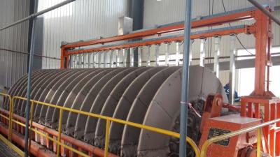 China Mining Wastewater Rotary Ceramic Vacuum Disc Filter 60m3 Area Slurry Dewatering System for sale