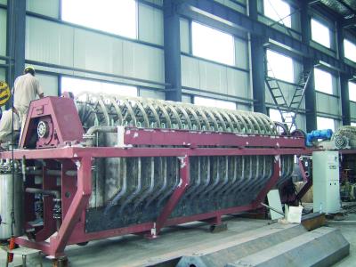 China 19.2 Kw Ceramic Vacuum Filter Customizable Capacity 6-120 Cubic Meter Mining Dewatering System for sale