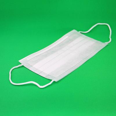 China Fast Shipping Non-woven Virus Protective Hypoallergenic Ear-loop 3 ply disposable face masks for sale