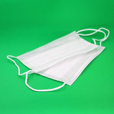 China Wholesale Non-woven Virus Protective Hypoallergenic Ear-loop 3-ply Disposable Face Masks for sale