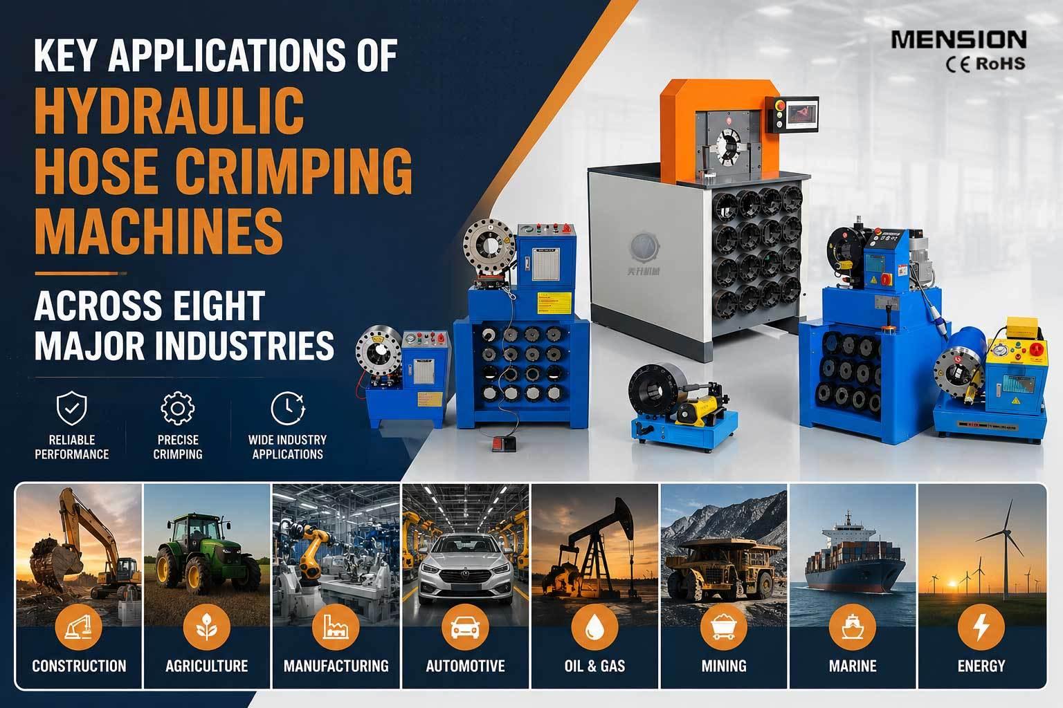 hydraulic hose crimping machine
