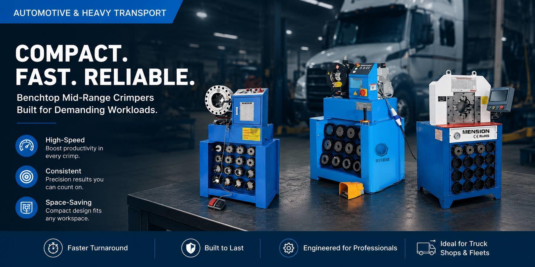 hydraulic hose crimping machine