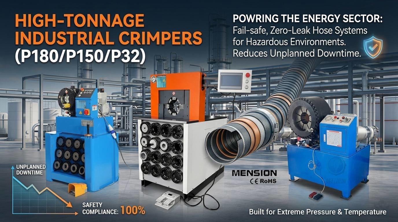 hydraulic hose crimping machine