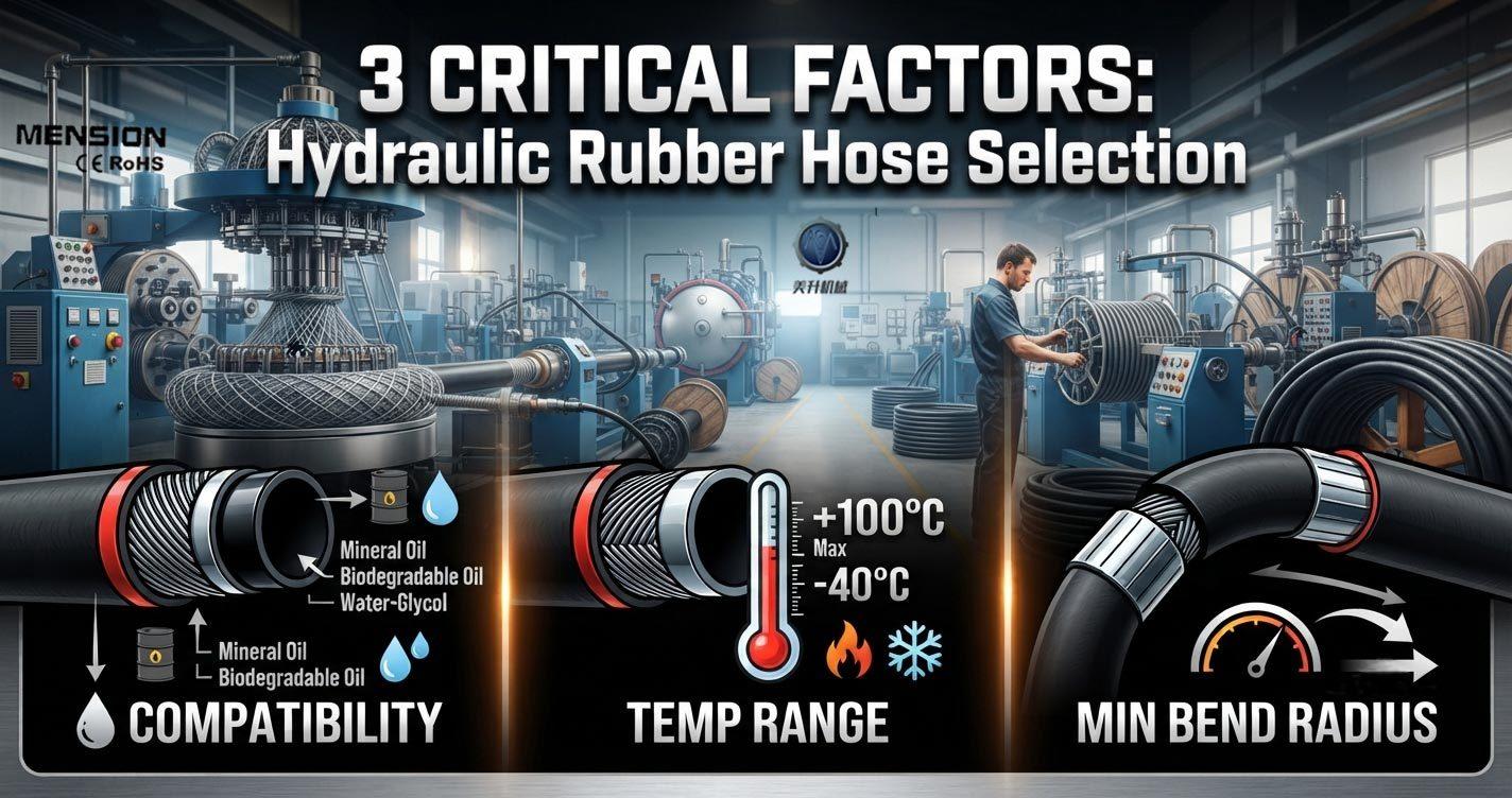 Key Factors in Selecting Hydraulic Rubber Hoses