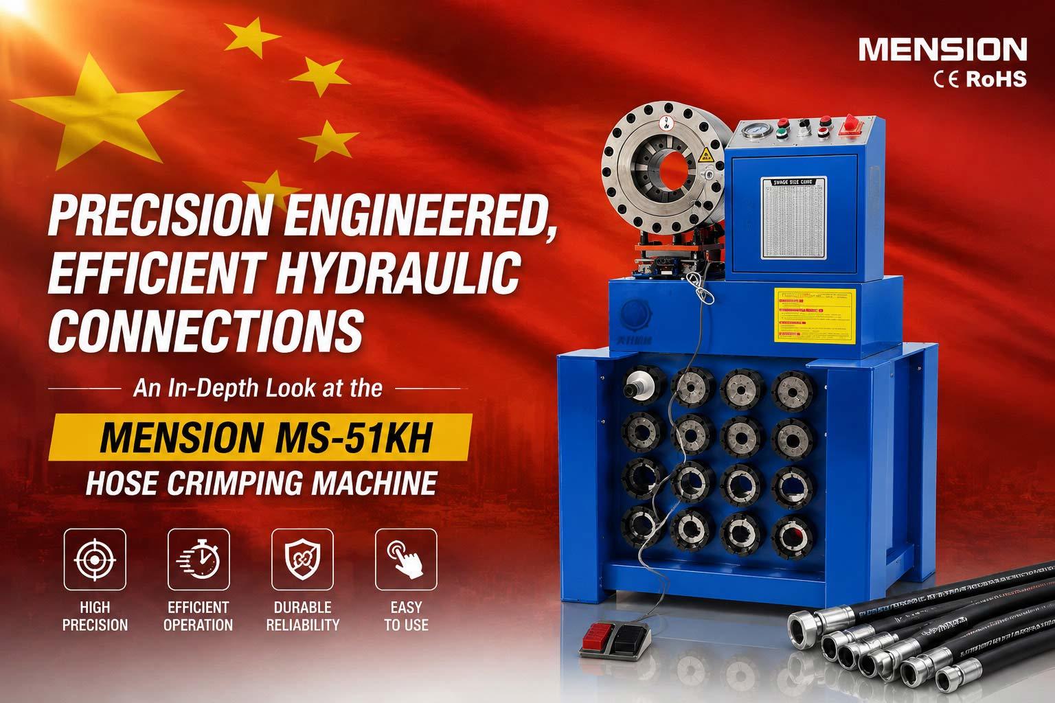 Precision Engineered, Efficient Hydraulic Connections: An In-Depth Look at the MENSION MS-51KH Hose Crimping Machine