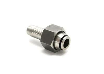China Carbon Steel Hydraulic Hose Pipe Fittings Swaged 24 Cone O-Ring Seal 1/4 to 2 Inch for sale