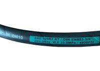 China 100m Hydraulic Rubber Hose Stainless Steel Braided SAE100 R2AT Two Wire for sale