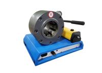 China Portable Hydraulic Hose Crimper 200T Crimping Force 12 Die Sets Hand Pump Drive for sale