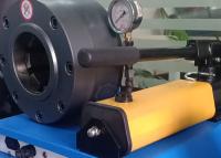 China Portable Hydraulic Hose Crimper 200T Crimping Force 12 Die Sets Hand Pump Drive for sale