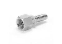 China 1/4 inch Stainless Steel Hydraulic Hose Fitting Straight ORFS Female Flat Seal 24211 for sale