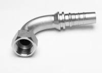 China Reusable JIC Hydraulic Hose Fittings 45 Degree Female 74 Cone Seat 1/4 to 2 Inch Carbon Steel for sale