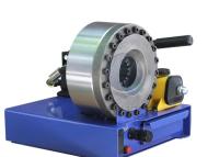 China Manual Hydraulic Hose Crimper P16HP 150T Crimping Force 14-45mm Range 7 Die Sets Workshop for sale