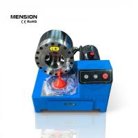 China Portable 12V Battery Powered Hydraulic Hose Crimping Machine 300T Crimping Force 2 Inch for sale
