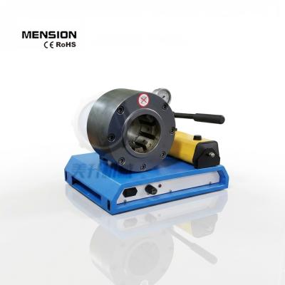 China Portable Hydraulic Hose Crimper 200T Crimping Force 12 Die Sets Hand Pump Drive for sale