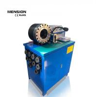 China MS-51CG Brake Hose Crimping Machine 500T Crimping Force 0.05mm Accuracy Double Operating Mode for sale